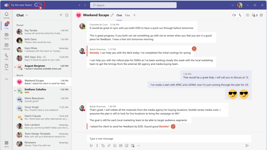 End of availability for classic Microsoft Teams client
